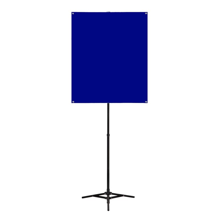 Portable Photo Backdrop Stand - Royal Blue Backdrop ID Edge